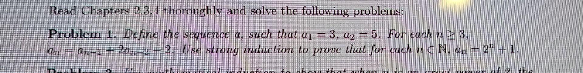 Solved Define the sequence a, such that a1 = 3, a2 = 5. for | Chegg.com