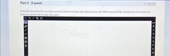 Solved Alkenes can undergo bromination under different sets | Chegg.com