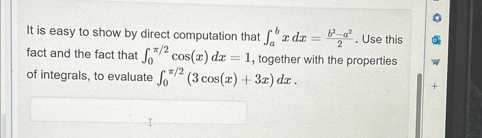 Solved It is easy to show by direct computation that | Chegg.com