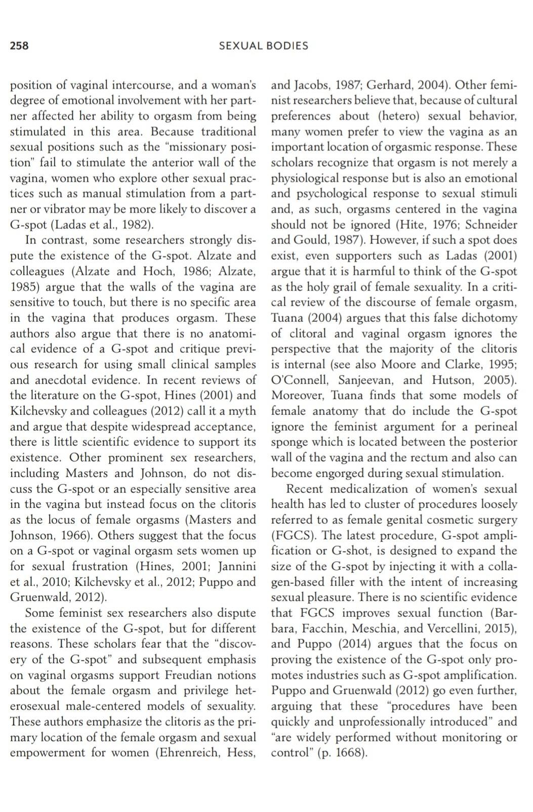 THE G-SPOT AND OTHER MYSTERIES ELISABETH O. BURGESS | Chegg.com
