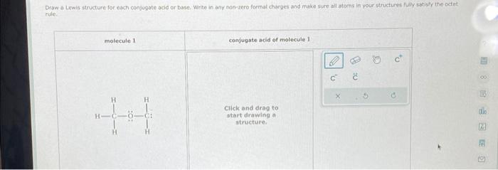 Solved Draw a Lewis structure for each conjugate add or | Chegg.com
