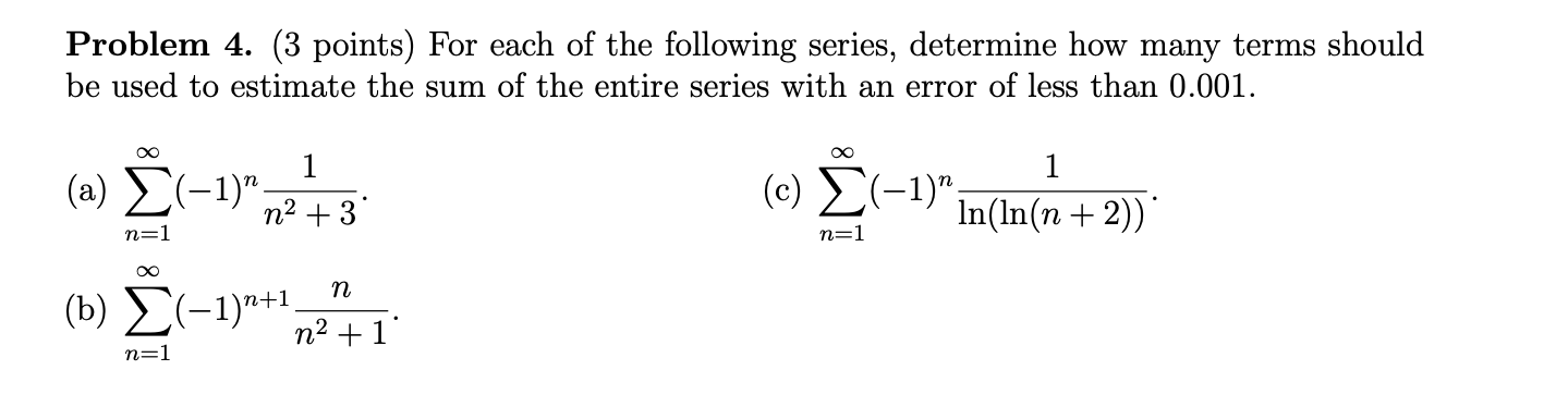 Solved Problem 4 3 ﻿points ﻿for Each Of The Following 