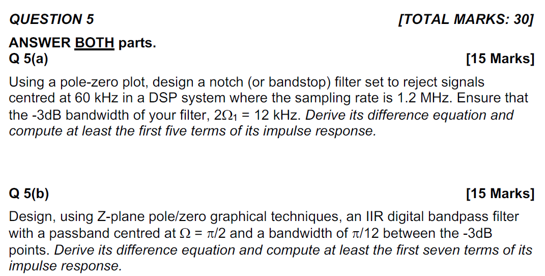 Solved PLEASE HELP DIGITAL SIGNAL PROCESSING PROBLE. | Chegg.com