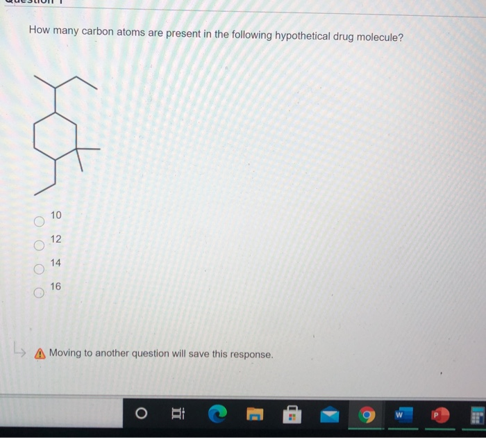 Solved How Many Carbon Atoms Are Present In The Following Chegg