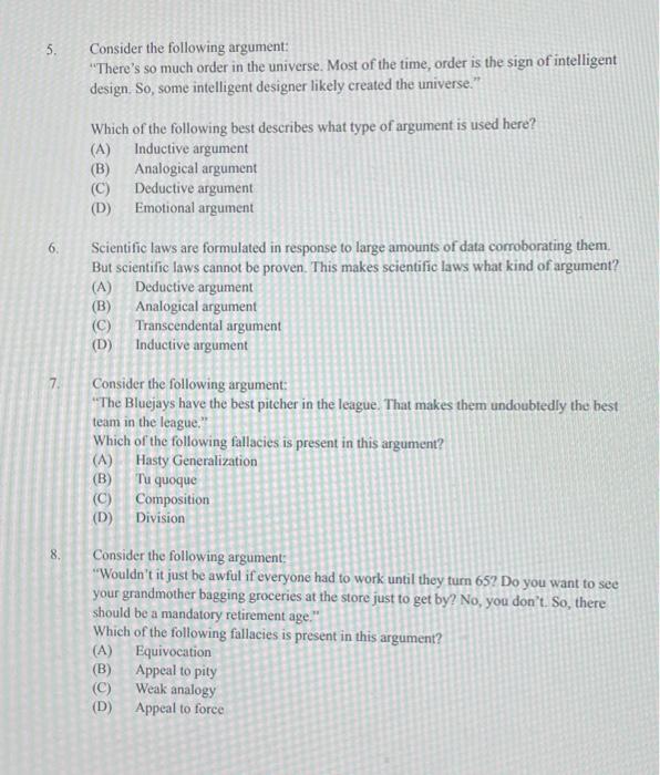Solved 1. Consider the following argument: "[1] Henry is | Chegg.com