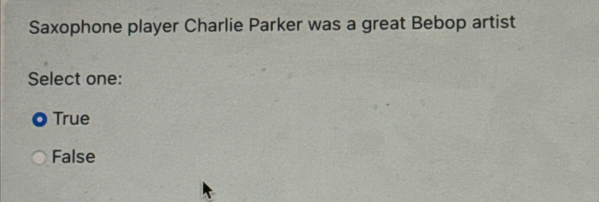 Solved Saxophone player Charlie Parker was a great Bebop | Chegg.com