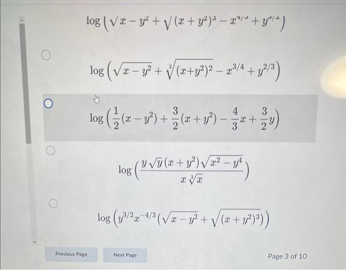Solved Which of the following expressions is equal to the | Chegg.com