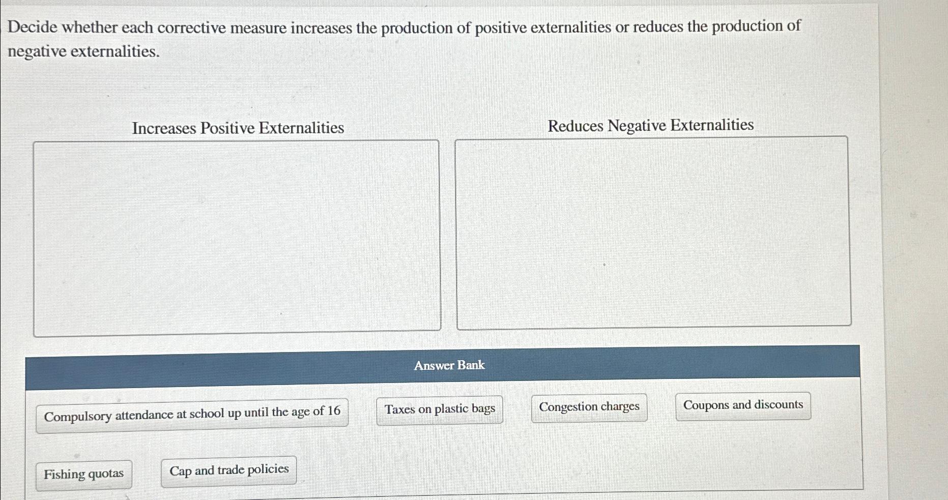 Solved Decide whether each corrective measure increases the | Chegg.com