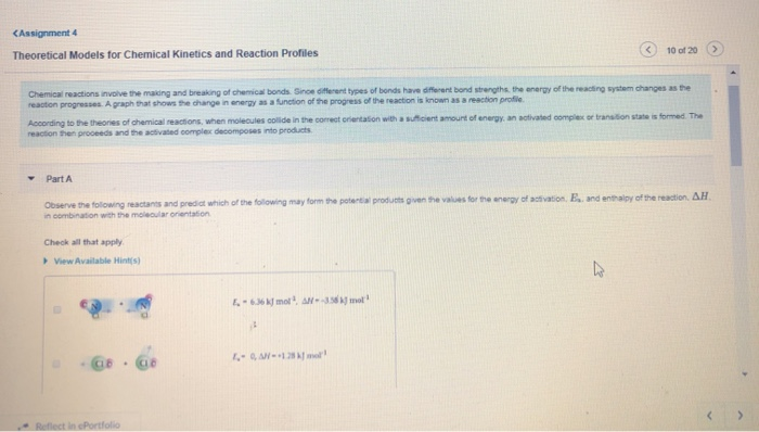 Solved CAssignment 4 Theoretical Models for Chemical | Chegg.com