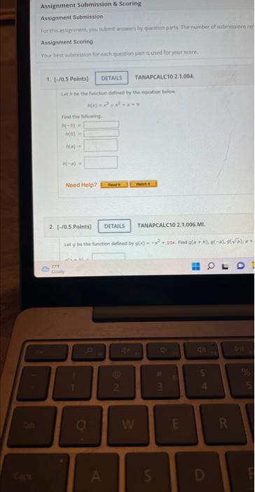 Solved Assignment Submission \&. Scoring Assigament | Chegg.com