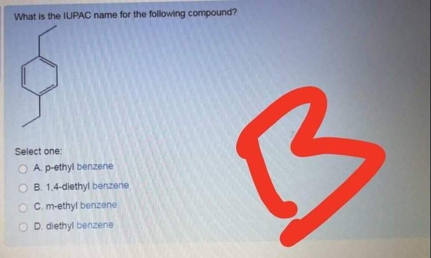 Solved What is the IUPAC name for the following compound? | Chegg.com