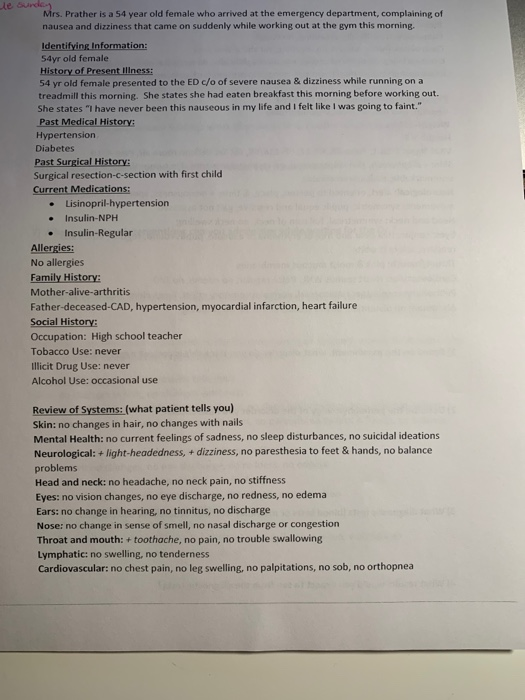 Solved Mrs Prather Is A 54 Year Old Female Who Arrived At Chegg solved-mrs-prather-is-a-54-year-old-female-who-arrived-at-chegg