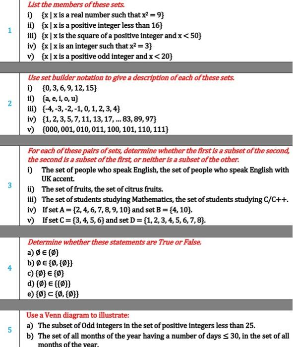 Solved For these discreet math problems. Please answer all | Chegg.com