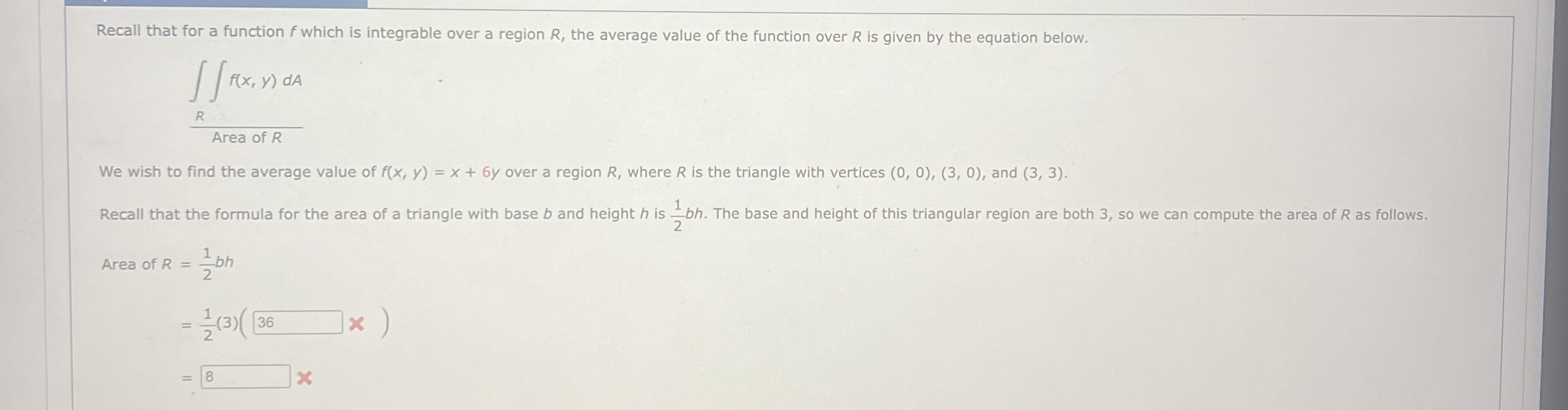 Solved Recall that for a function f ﻿which is integrable | Chegg.com