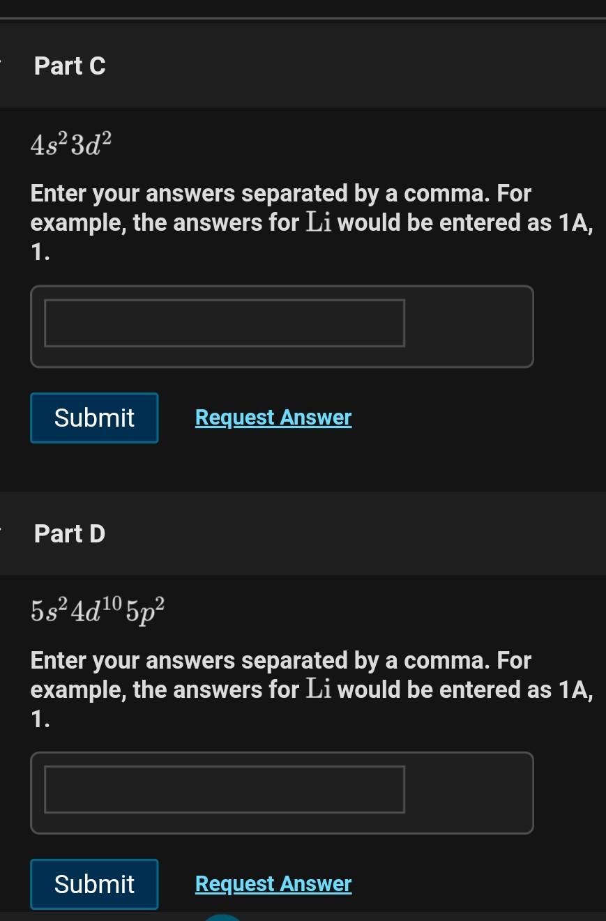Solved Write the group number using both A/B and | Chegg.com