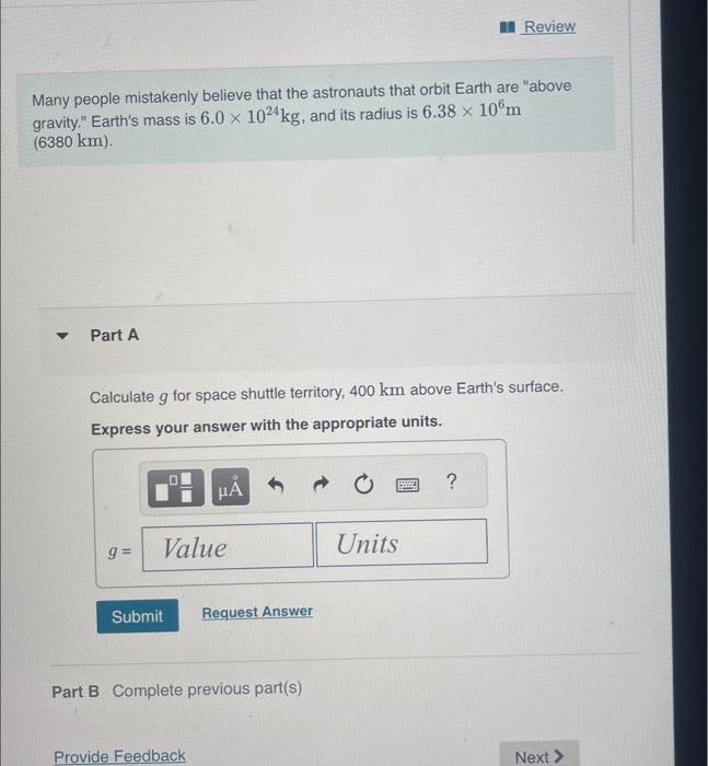 Solved Many people mistakenly believe that the astronauts | Chegg.com