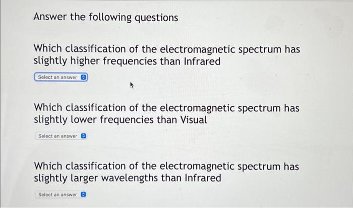 Solved Answer the following questions Which classification | Chegg.com