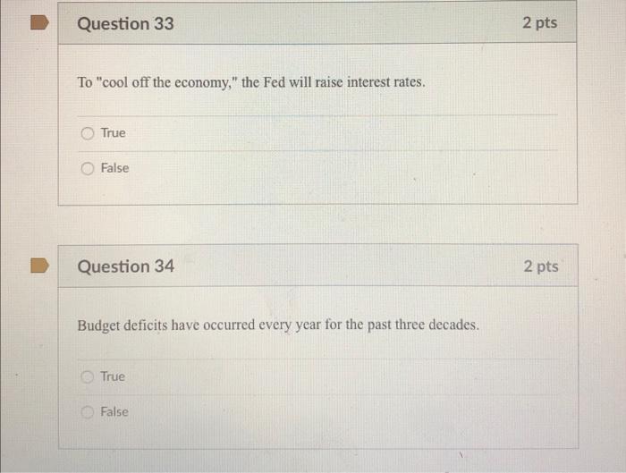 Solved State and local governments do not run deficits. True | Chegg.com