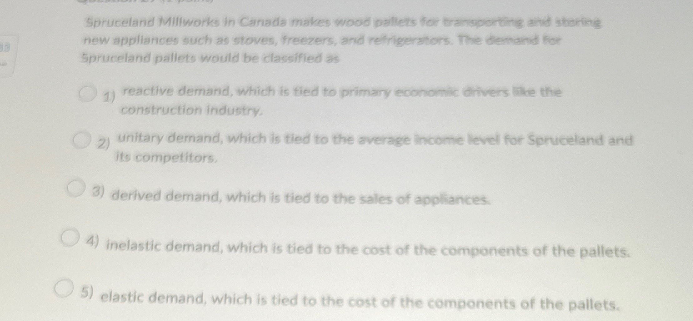 Solved Spruceland Millworks in Canada makes wood pallets for | Chegg.com