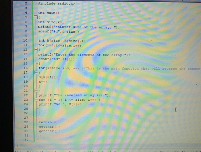 Solved #include int main() { int size,x=1; printf("\nEnter | Chegg.com