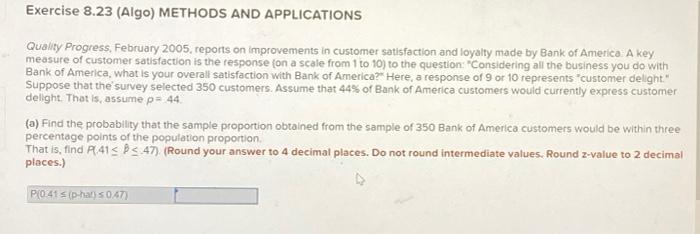Solved Exercise 8.23 (Algo) METHODS AND APPLICATIONS Quality | Chegg.com