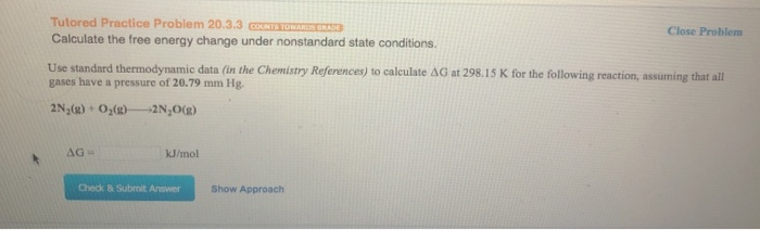 Solved Tutored Practice Problem 20.3.3 COURS TOWARES GRADE | Chegg.com