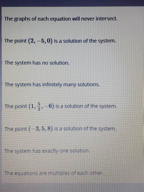 Solved Which statements correctly describe the system? | Chegg.com
