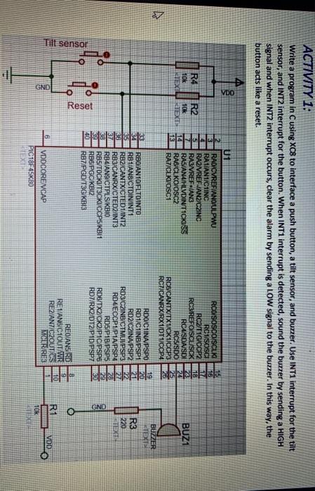 ACTIVITY 1: Write a program in C using XC8 to | Chegg.com