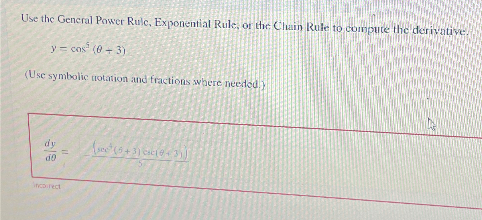 Solved Use the General Power Rule, Exponential Rule, or the | Chegg.com