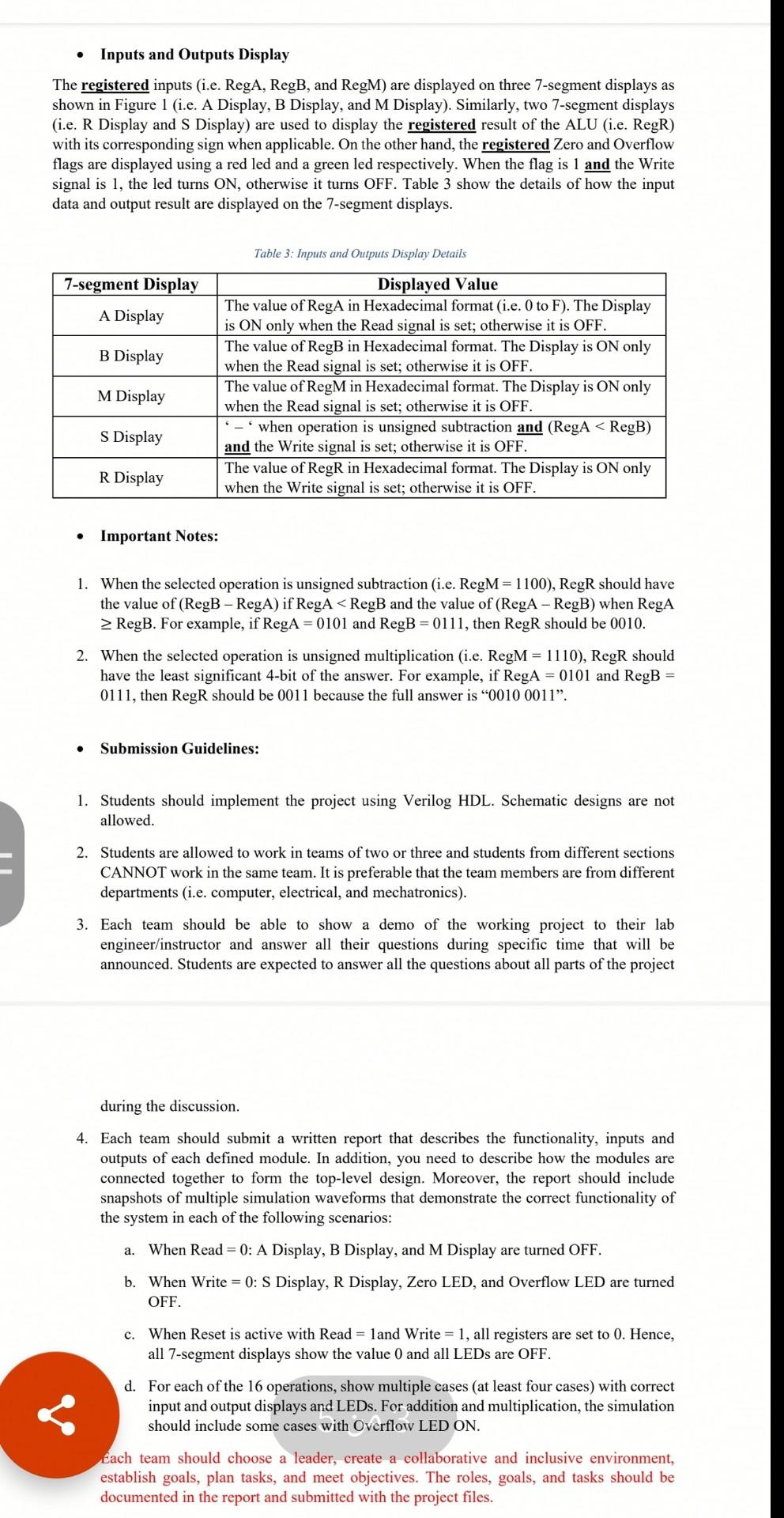 Solved You Should Implement The Project Using Verilog Hdl