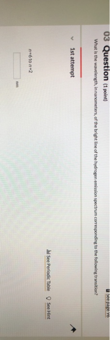 Solved 03 Question (1 point) See page yo What is the | Chegg.com