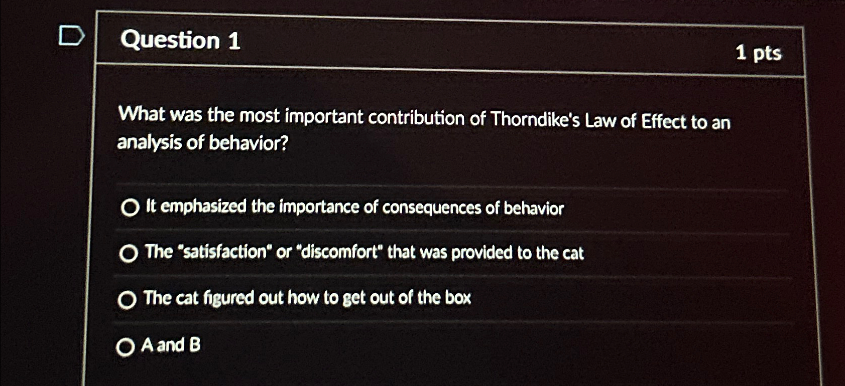 Solved Question 11 ﻿ptsWhat was the most important | Chegg.com
