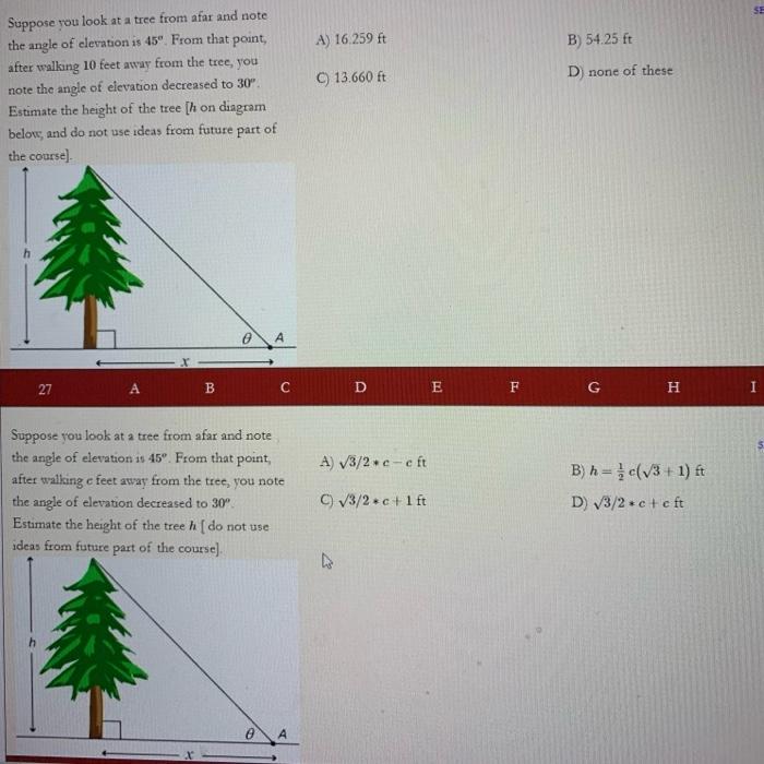 Solved A) 16.259 ft B) 54.25 ft C) 13.660 ft D none of these | Chegg.com