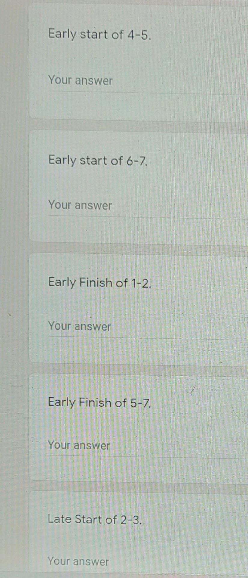 Solved Complete The Data Sheet For The Activities Chegg