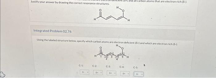 Solved Using the labeled structure below, specify which | Chegg.com