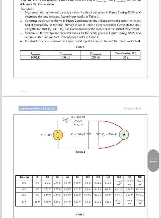 Solved I want to verify my answers for Vc and Vr calculated. | Chegg.com