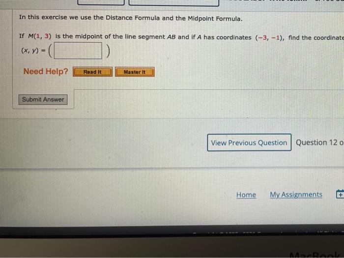 Solved In this exercise we use the Distance Formula and the | Chegg.com