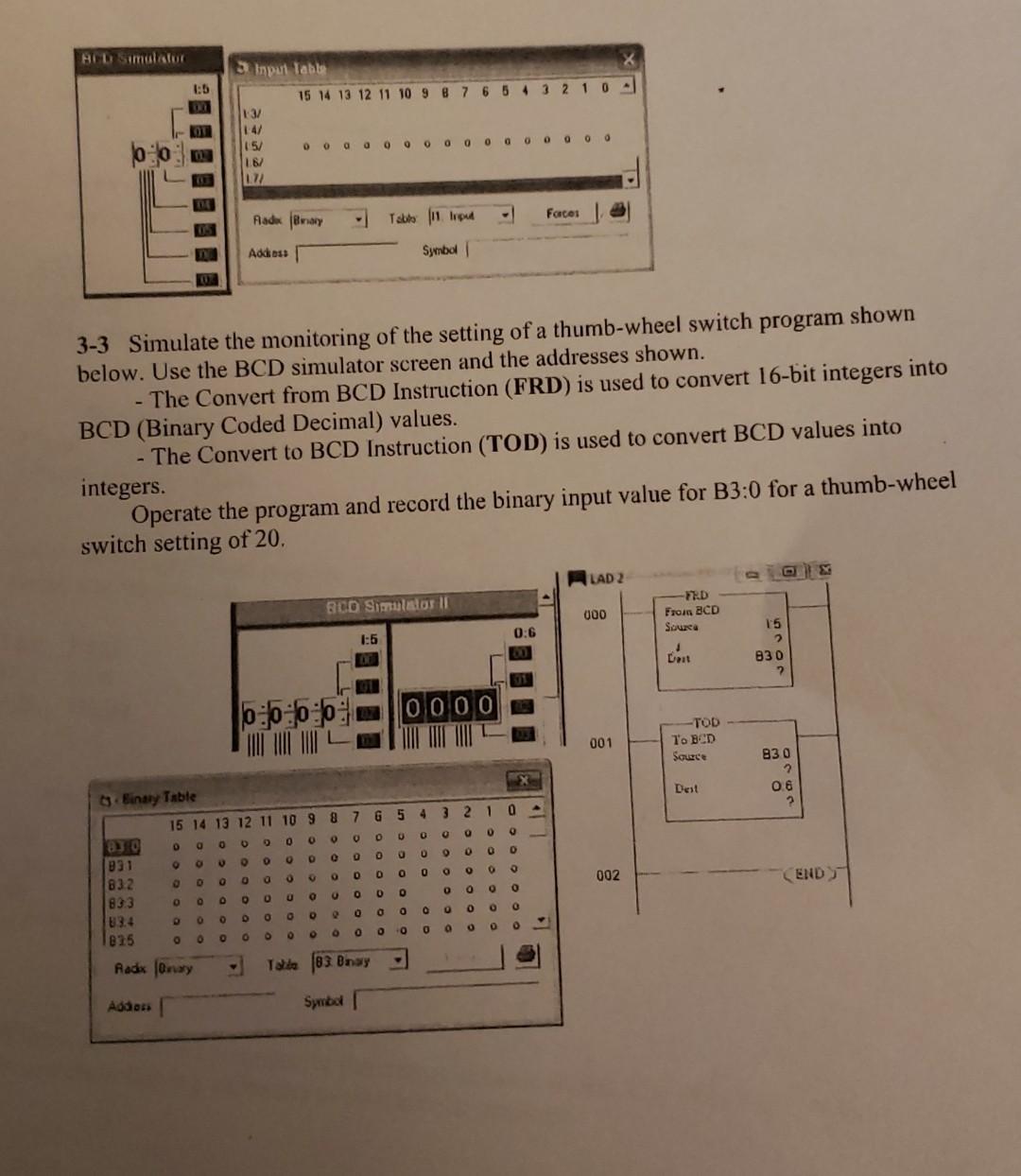 Solved Logix Pro Programming Assignments 3 1 Operate A