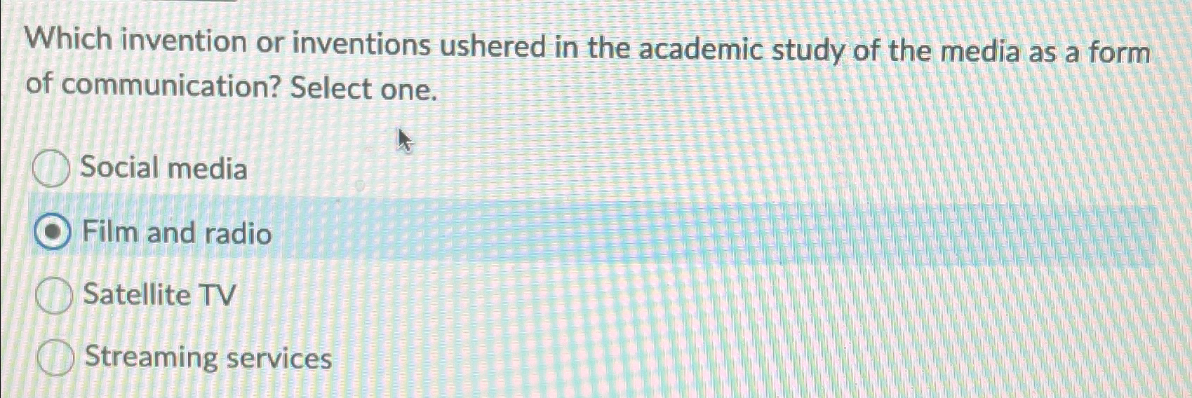 Solved Which invention or inventions ushered in the academic | Chegg.com