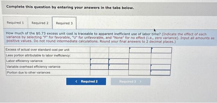 Solved Problem 10-13 (Algo) Basic Variance Analysis; the | Chegg.com