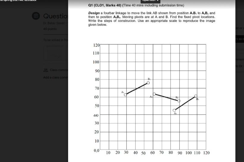 Solved Questio Q1 (CL01, Marks 40) (Time 40 mins including | Chegg.com