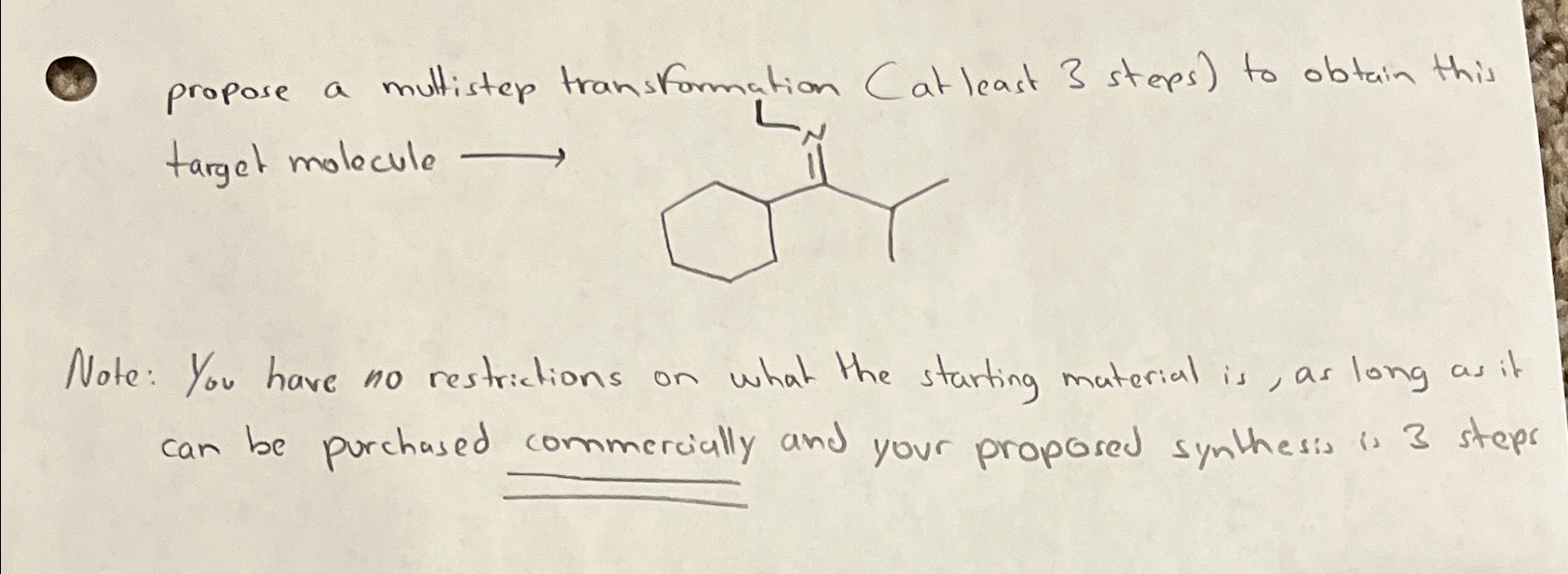 Solved propose a multistep transformation (at least 3 | Chegg.com