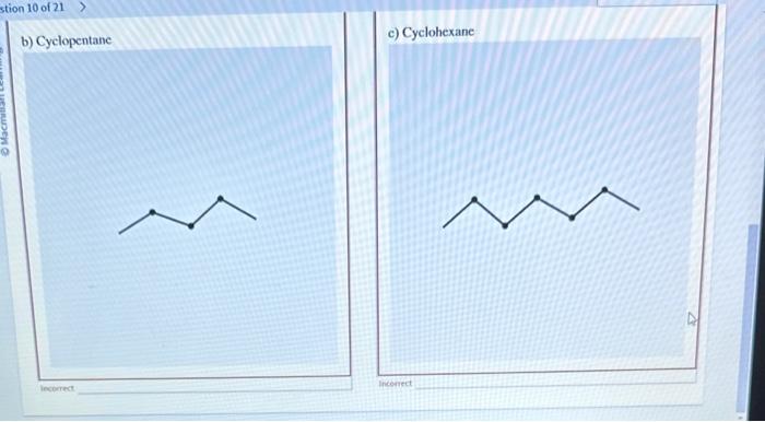 Solved Cyclopropane is a cyclic alkane. Its line-bond | Chegg.com