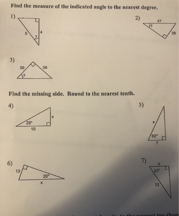 Solved Find the measure of the indicated angle to the | Chegg.com