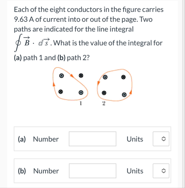 Solved Each of the eight conductors in the figure carries | Chegg.com