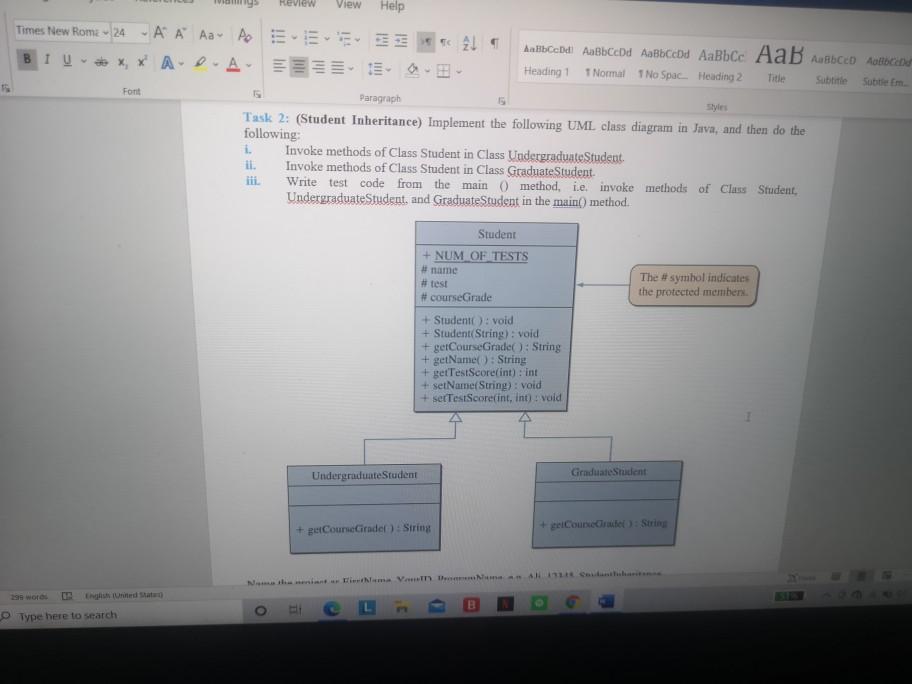 Solved Task 1: (Shape Inheritance) Write the Java code based | Chegg.com