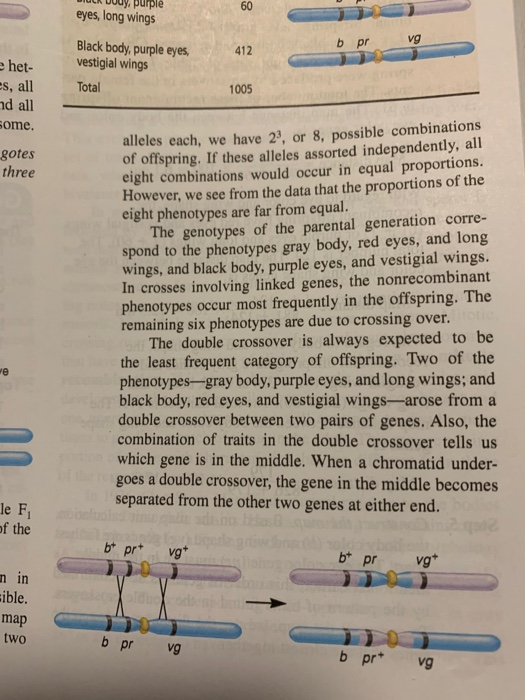 work through the Three-Factor Crosses Can Be Used to | Chegg.com