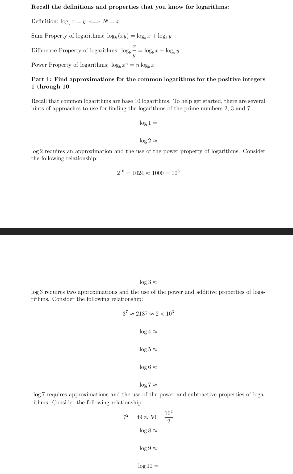 Solved Recall the definitions and properties that you know | Chegg.com