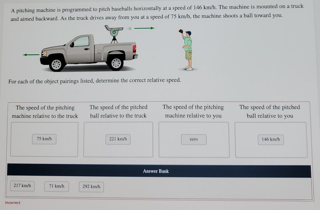 Solved A pitching machine is programmed to pitch baseballs | Chegg.com