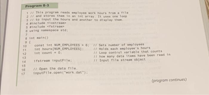 Solved Modify program 8-3 page 519,520 by adding the | Chegg.com